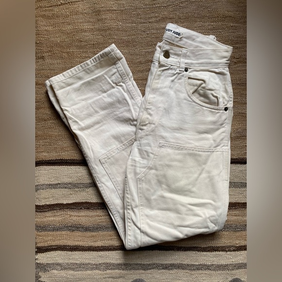 Rudy Jude | Pants & Jumpsuits | Rudy Jude Utility Jeans In Natural ...